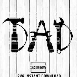 Dad Cut File in Svg/png/pdf. Father’s Day Svg. Dad Tools Svg. Dad’s Day ...