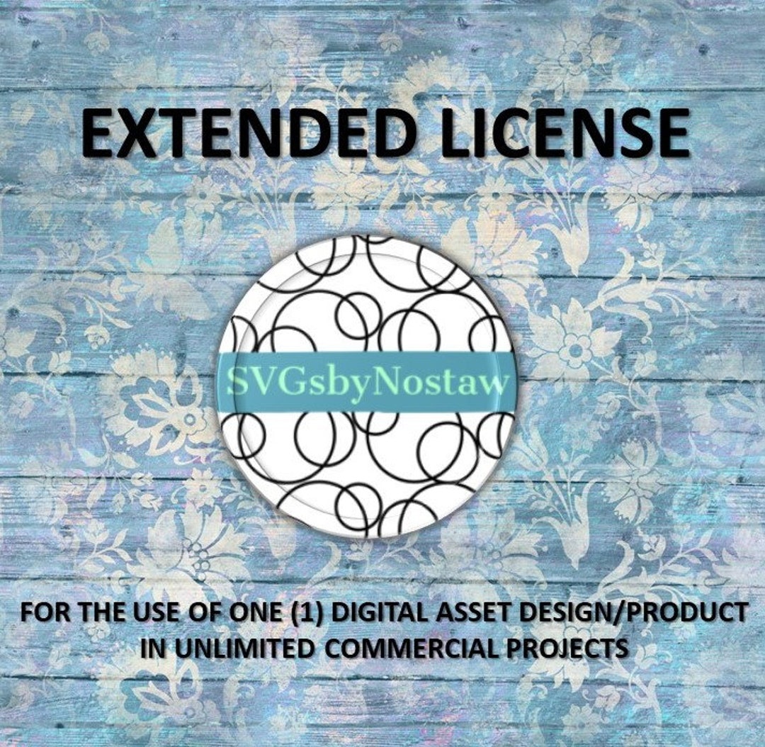Extended License for One Digital Product - Etsy