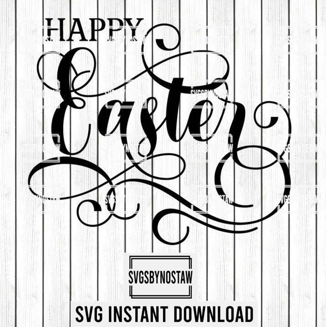 Happy Easter Cut File in Svg/png/pdf. Easter Farmhouse Sign Svg. Easter ...