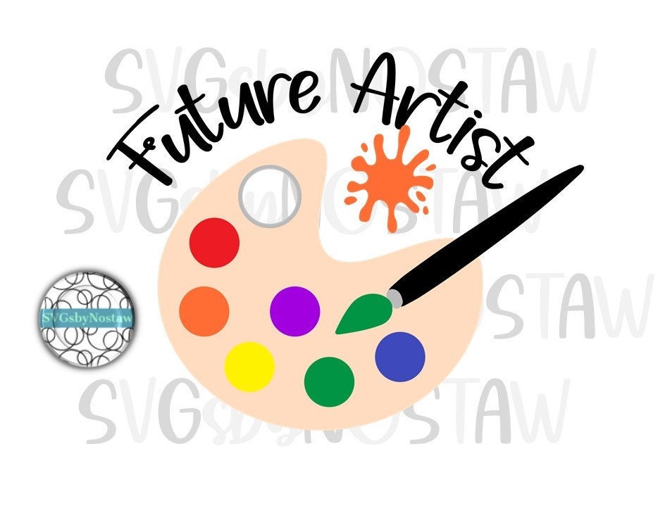 Future Artist Cut File in Svg/png/pdf/jpg. Kids Art Shirt Svg. - Etsy