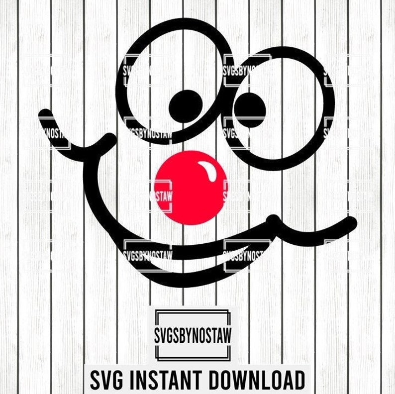 Red Nose Day Cut File in Svg/png/pdf. Red Nose Day Svg. Child - Etsy
