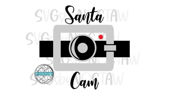 Santa Cam Cut File in Svg/png/pdf. Santa Belt Svg. Christmas | Etsy