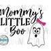 Mommys Little Boo With Bow Cut File in Svg/png/jpg. Halloween - Etsy