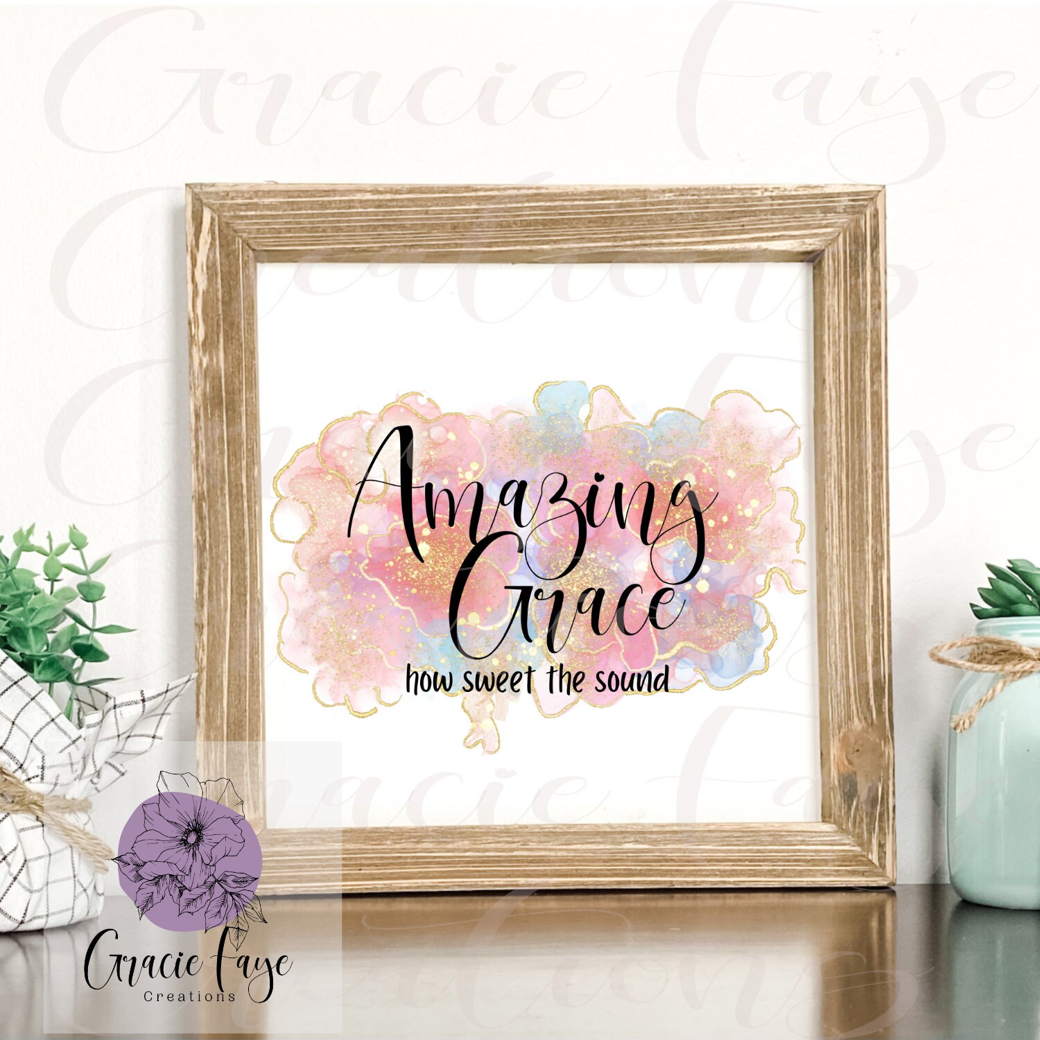 Amazing Grace-png File-instant Download-sublimation Design-digital ...