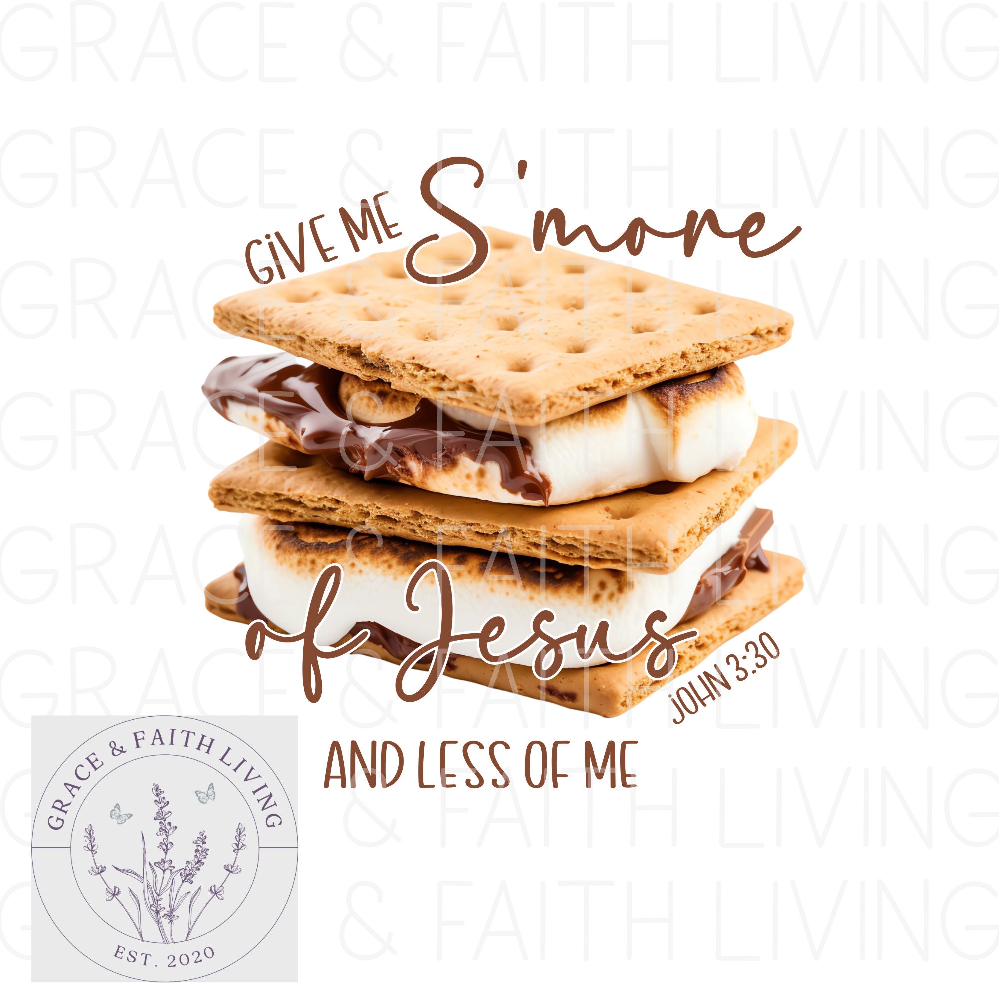 Give Me Smore of Jesus and Less of Me-png File-instant Download ...