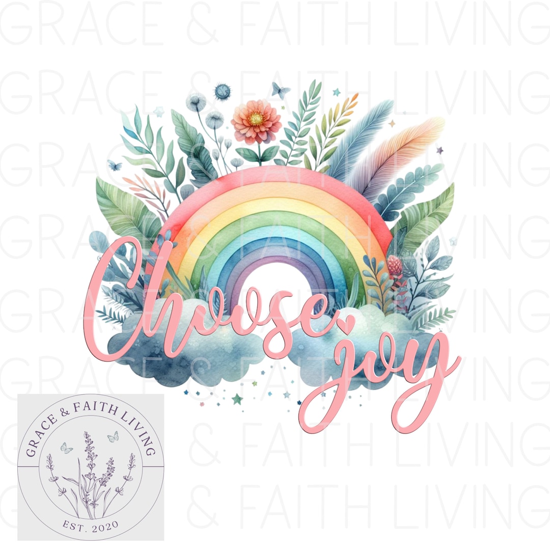 Choose Joy; Religious Sublimation; Christian Sublimation; Instant ...