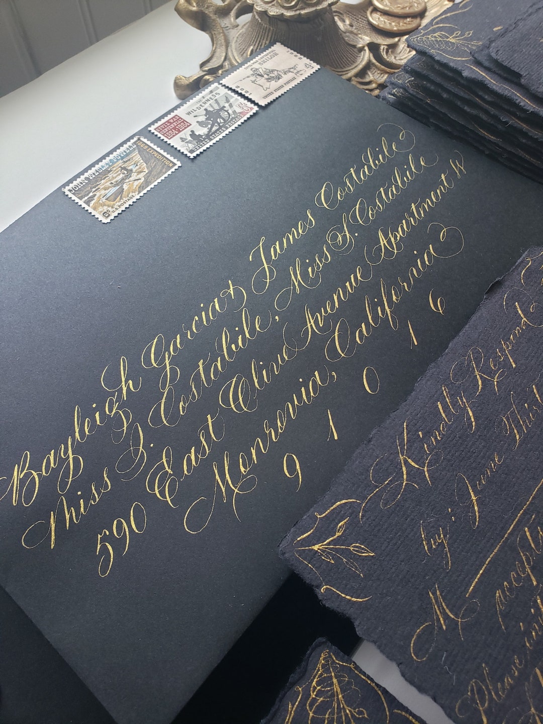 Hand Written Address, Calligraphy Address, Custom Envelope Addressing ...