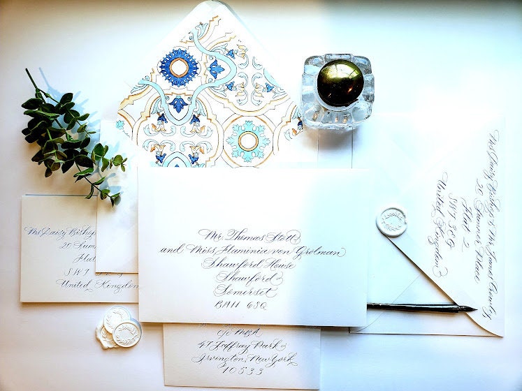 Envelope Addressing Custom Calligraphy Addressing on - Etsy