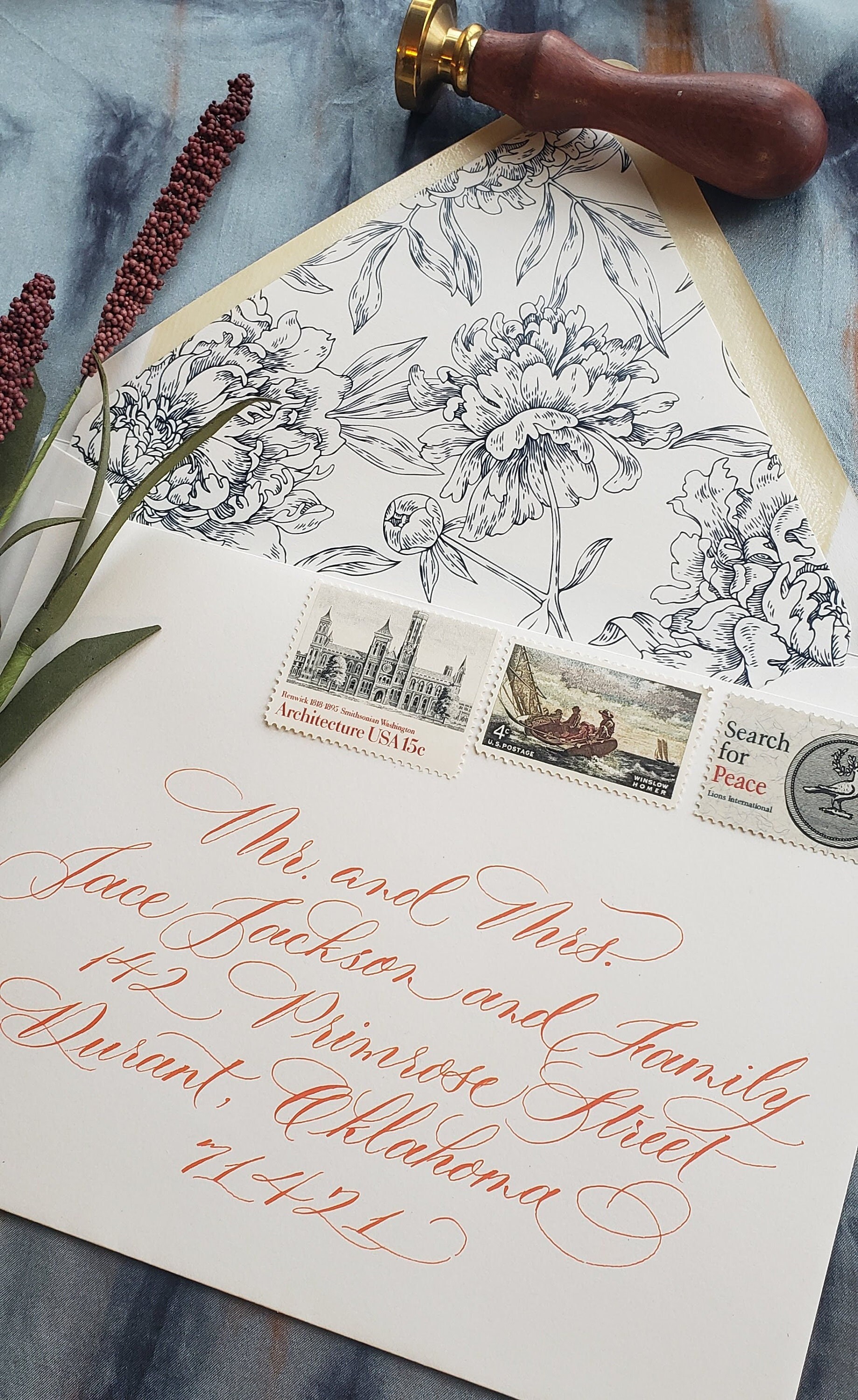 Envelope Addressing Custom Calligraphy Addressing on - Etsy