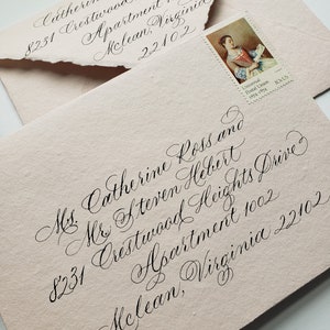 Hand Written Calligraphy Addressing for Wedding Invitations and All ...