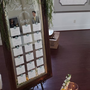 Vellum Seating Chart Cards With Wax Seal, Unique Table Assignment ...
