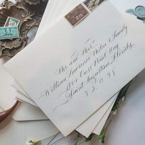 Hand Written Calligraphy Addressing for Wedding Invitations and All ...