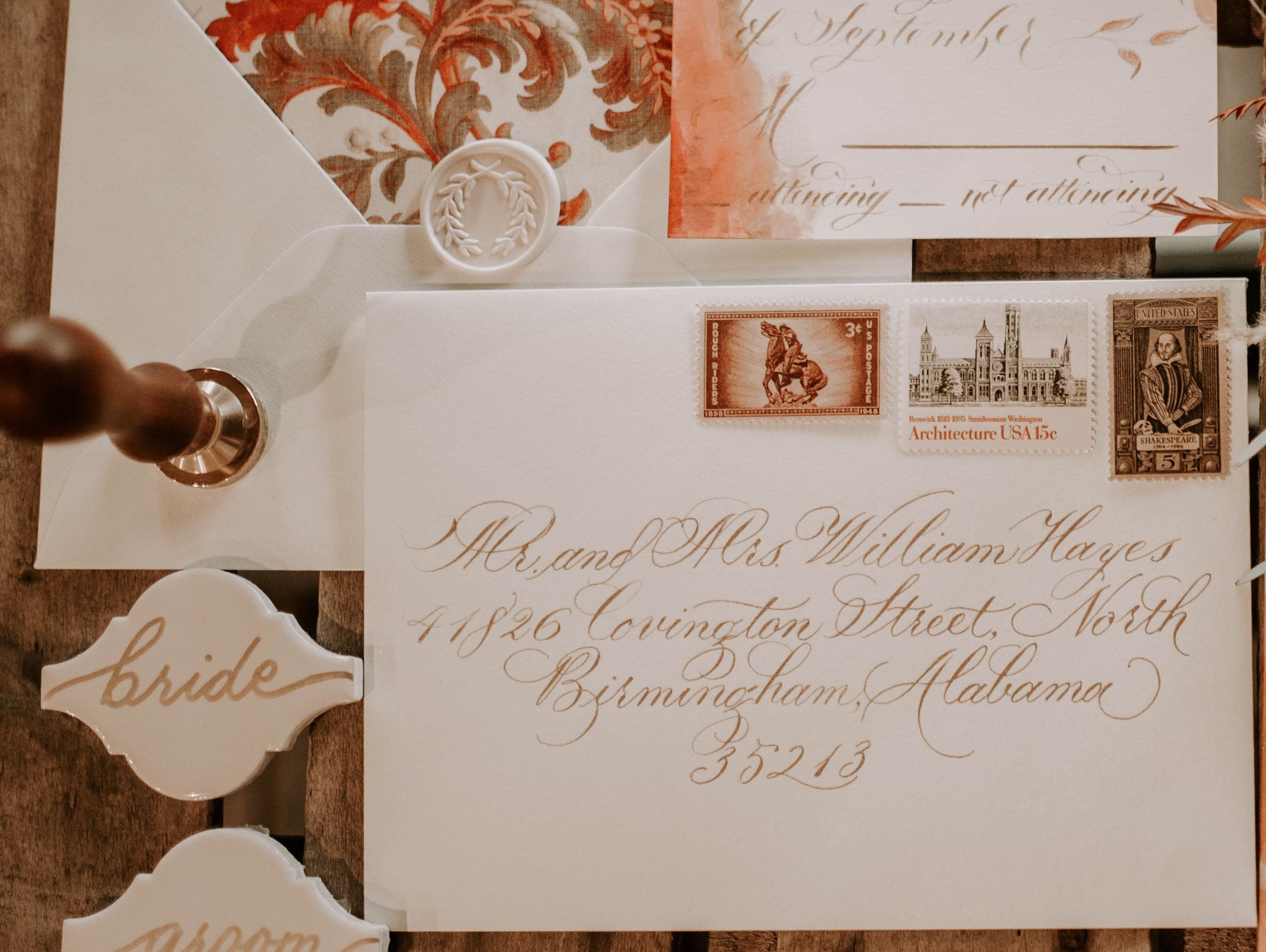 Hand Written Calligraphy Addressing for Wedding Invitations and All ...