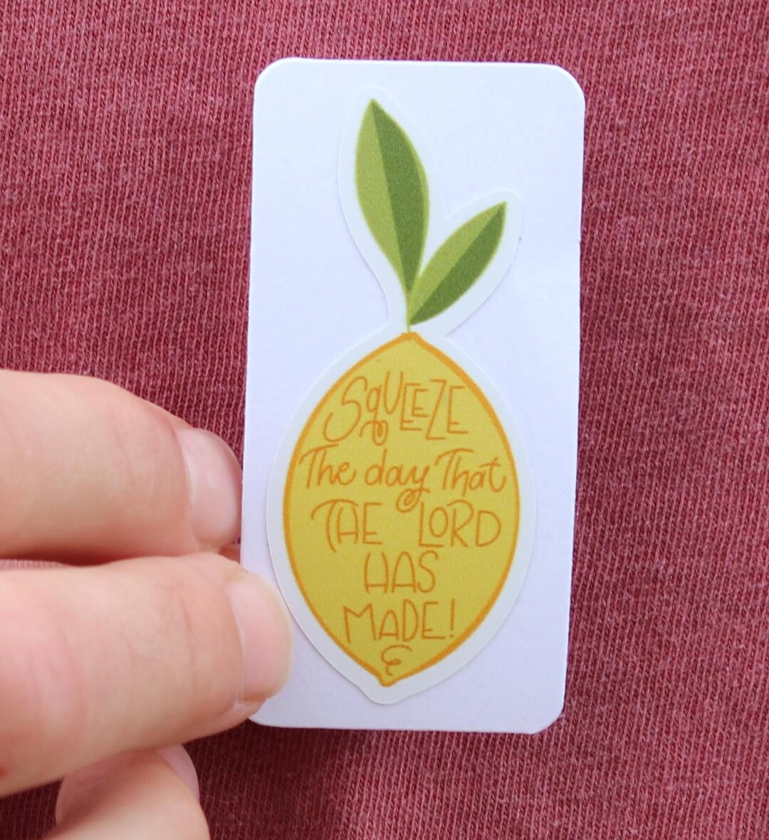 Lemon Sticker, Squeeze the Day Sticker, Lemonade Theme Sticker, Summer ...