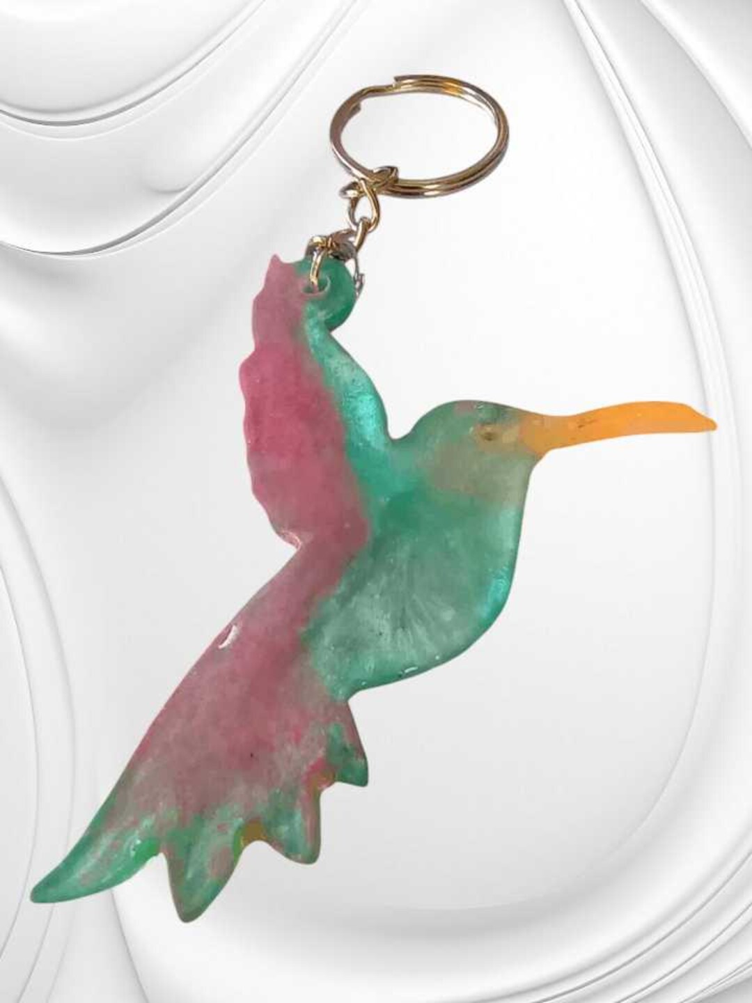 Tropical Parrot Bird Keychain - Etsy