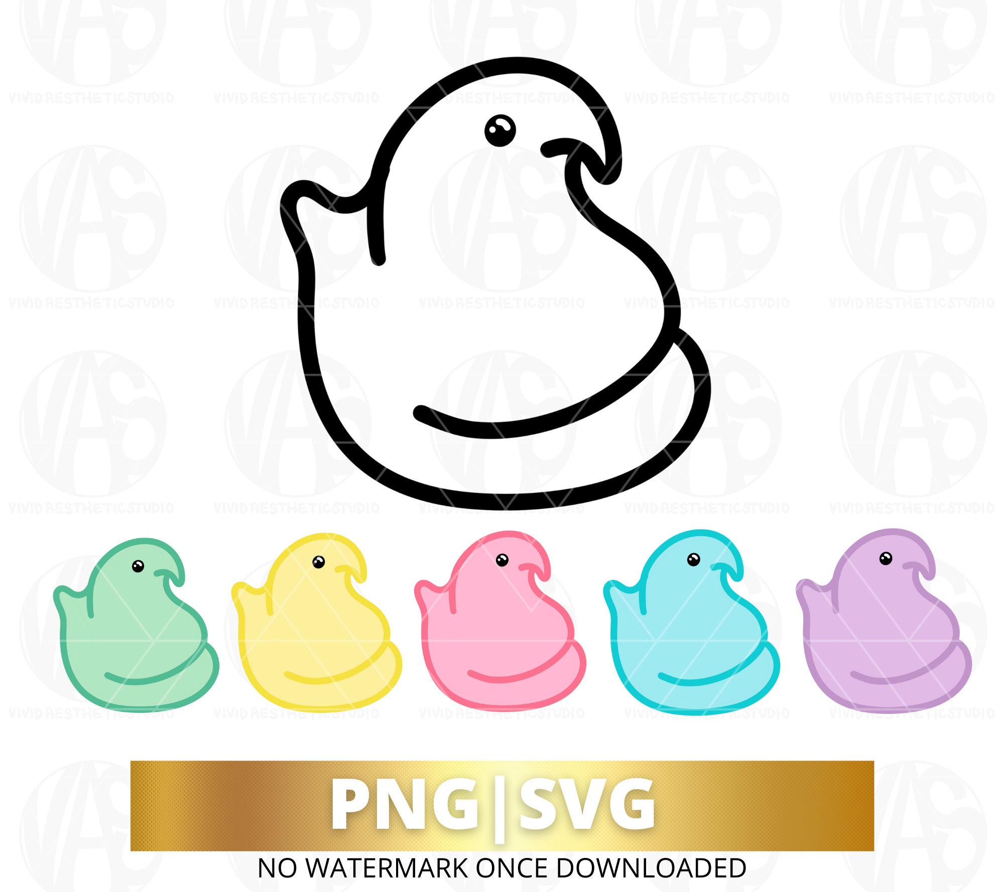 Easter Chick Silhouette