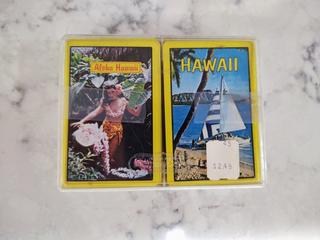 Vintage Hawaii Playing Cards - Etsy