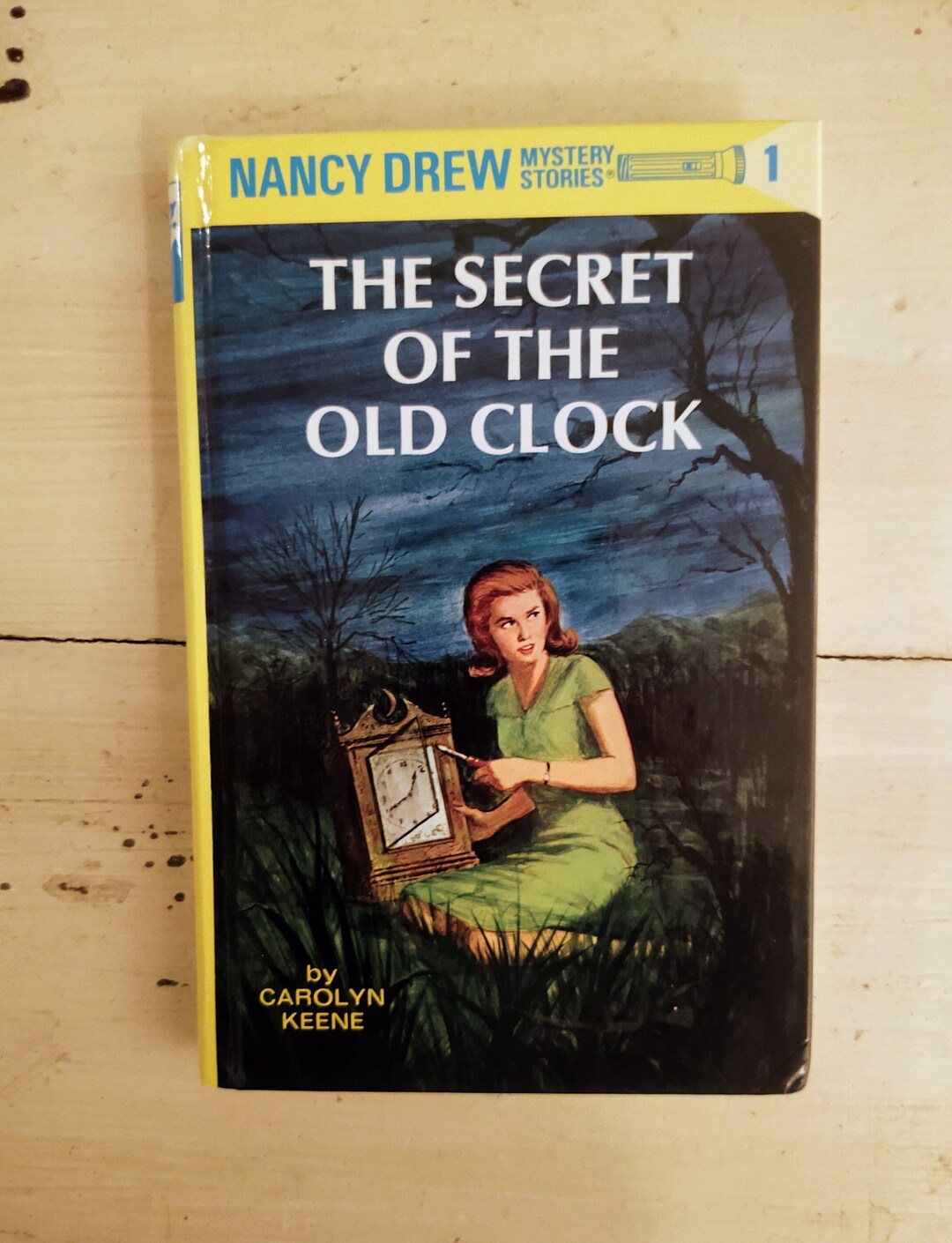 1987 Nancy Drew the Secret of the Old Clock by Carolyn Keene Antique ...