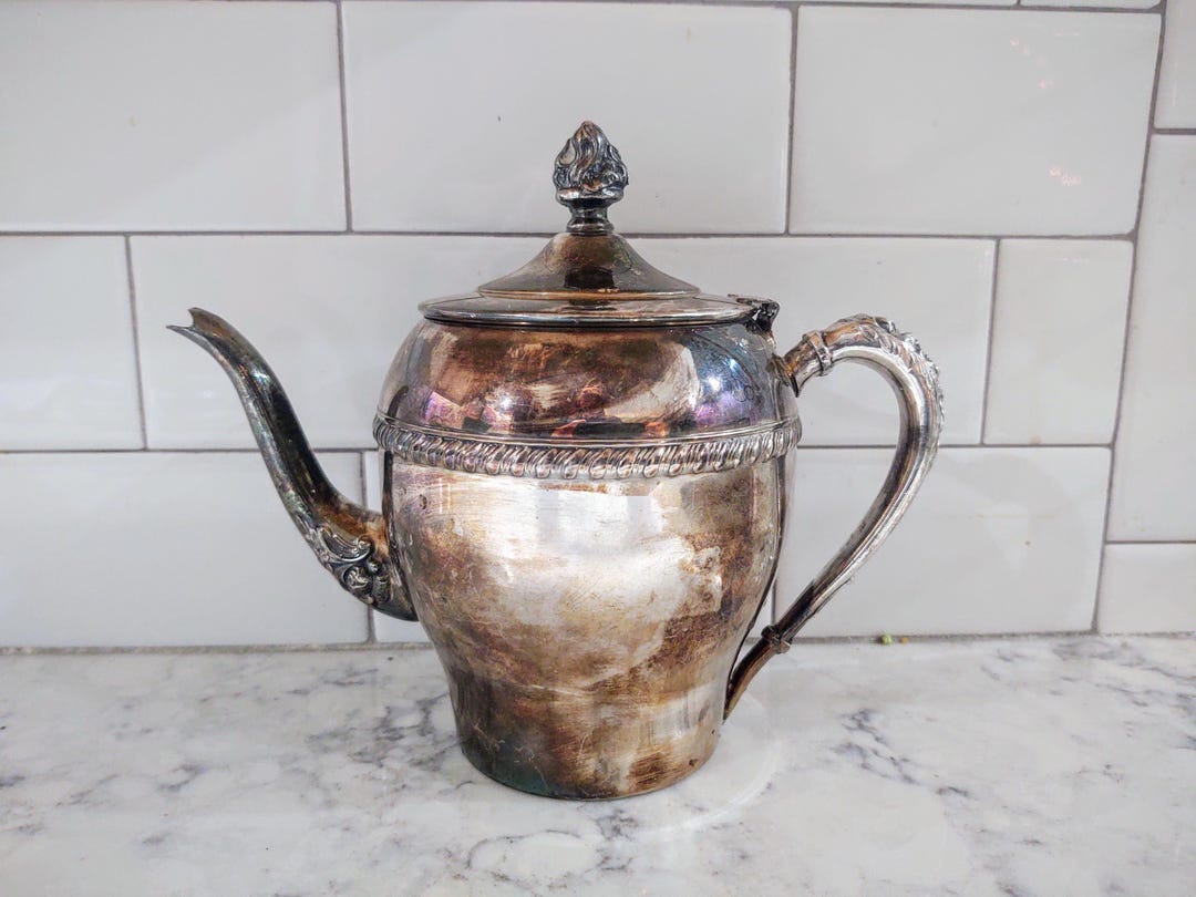 Vintage Eton Silver-plated Tea Pot - Etsy