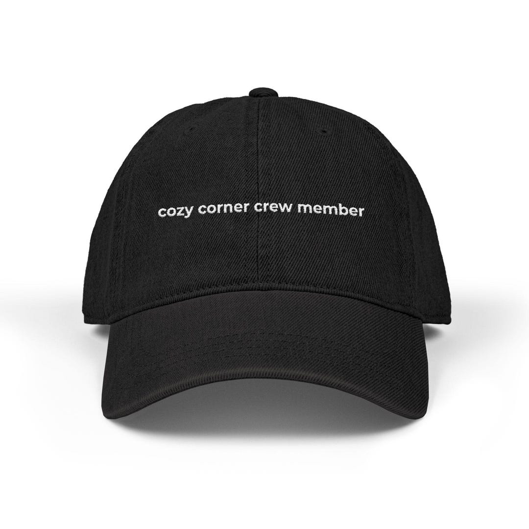 Official Cozy Corner Crew Member Denim Hat (embroidery) - Etsy