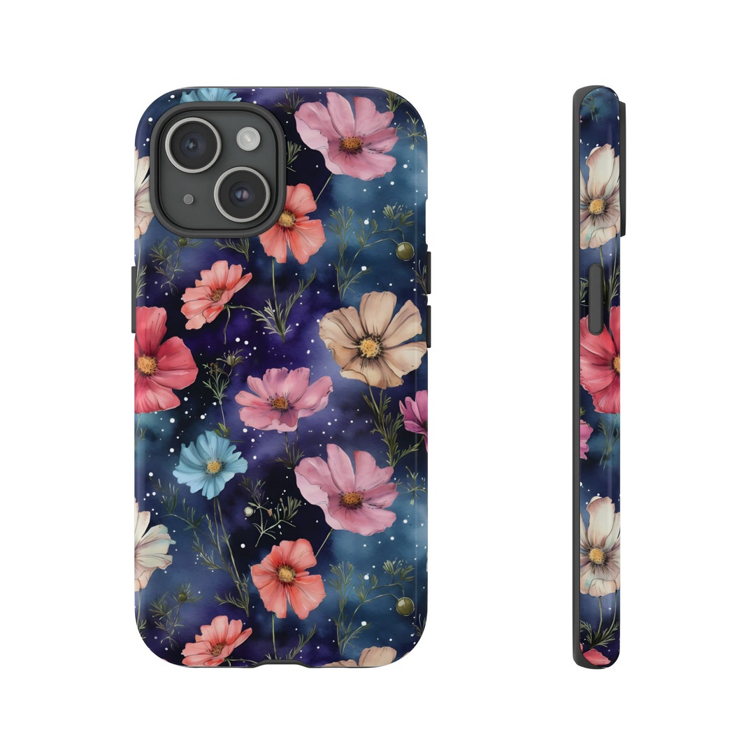 October Birth Flower Phone Case, Cosmos Birthmonth Gift, Phone Case ...