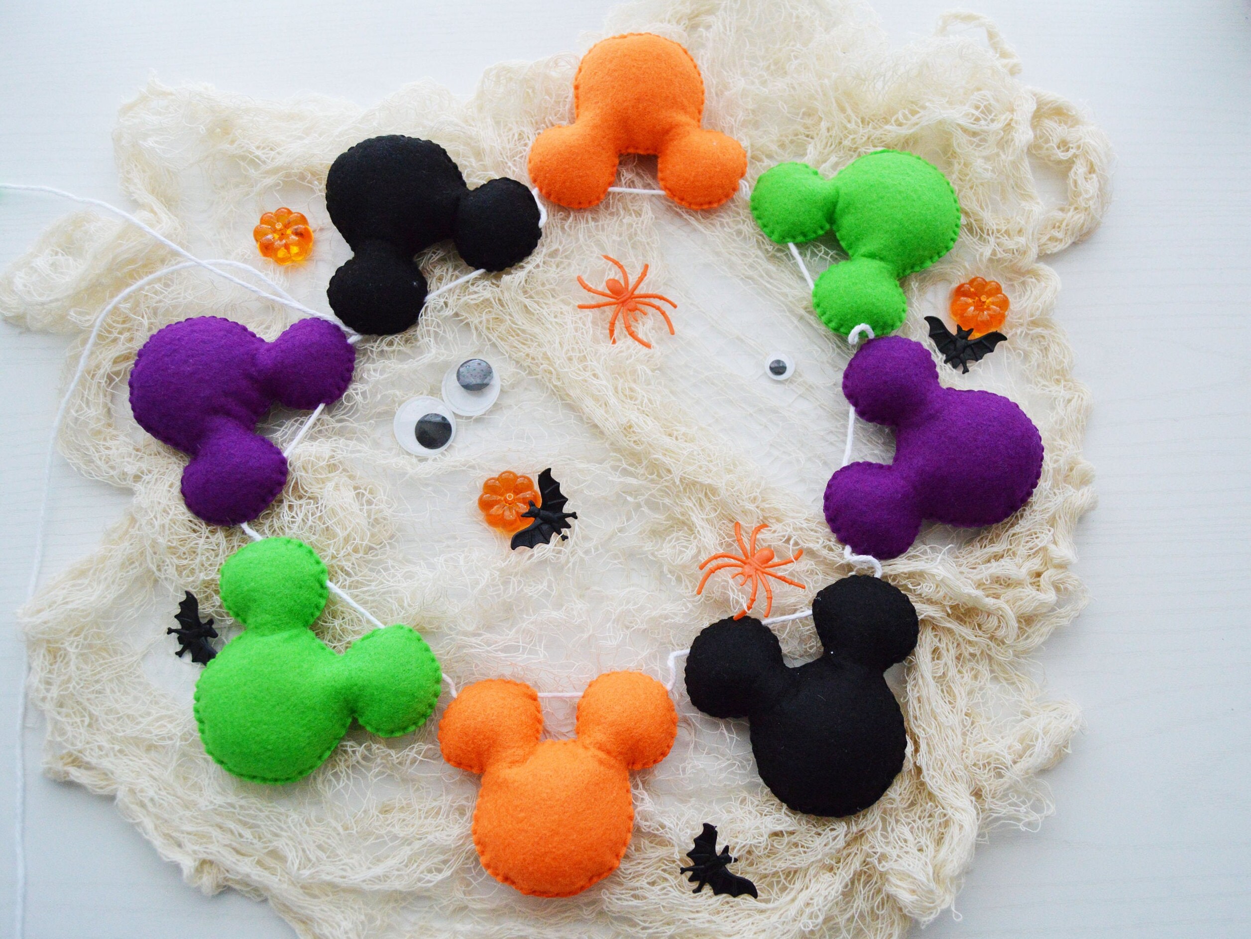 Halloween Disney Garland Halloween Mickey Banner Halloween - Etsy