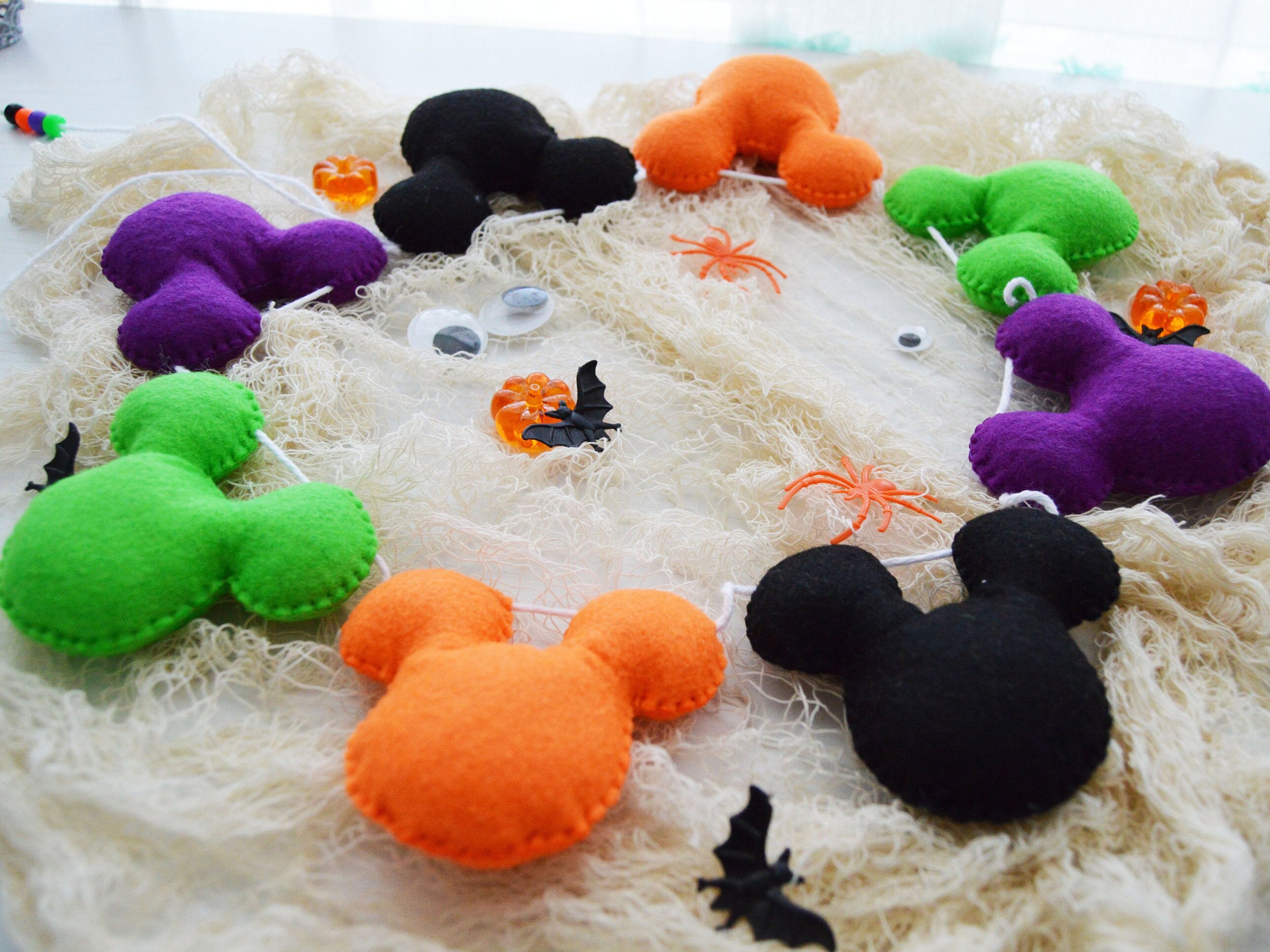 Halloween Disney Garland Halloween Mickey Banner Halloween - Etsy