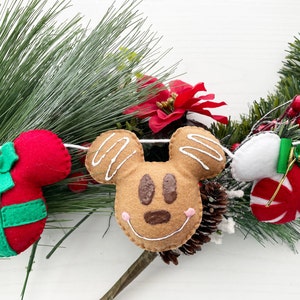 Christmas Icons Disney Garland, Mickey Garland & Minnie Garland - Etsy