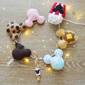Mickey Snacks Garland Food Garland Disney Garland Snacks - Etsy