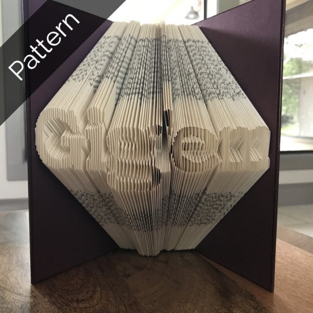 Folded Book Pattern - Gig 'em - Instant Download - Etsy