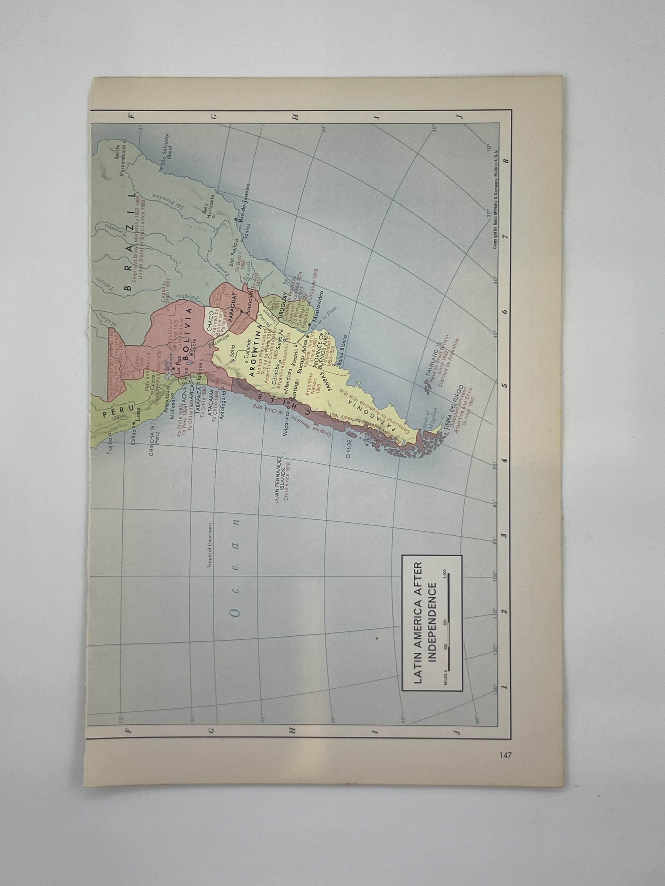 Vintage Map Pages Old Maps Decoupage Atlas Pages for - Etsy