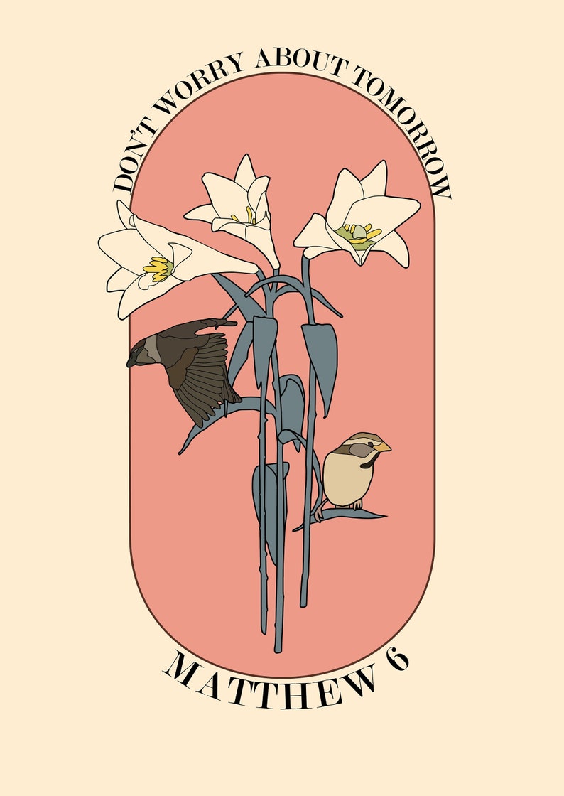 Matthew 6 Scripture Poster - Etsy