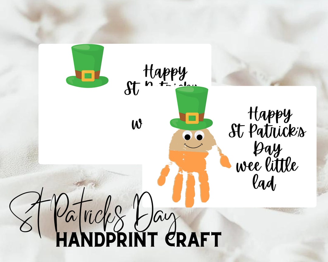 Leprechaun Handprint Art - Mom. Wife. Busy Life.