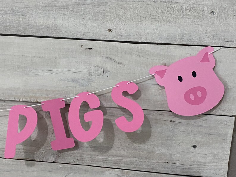 Three Little Pigs Birthday Banner: 3rd Birthday Party Decor - Etsy