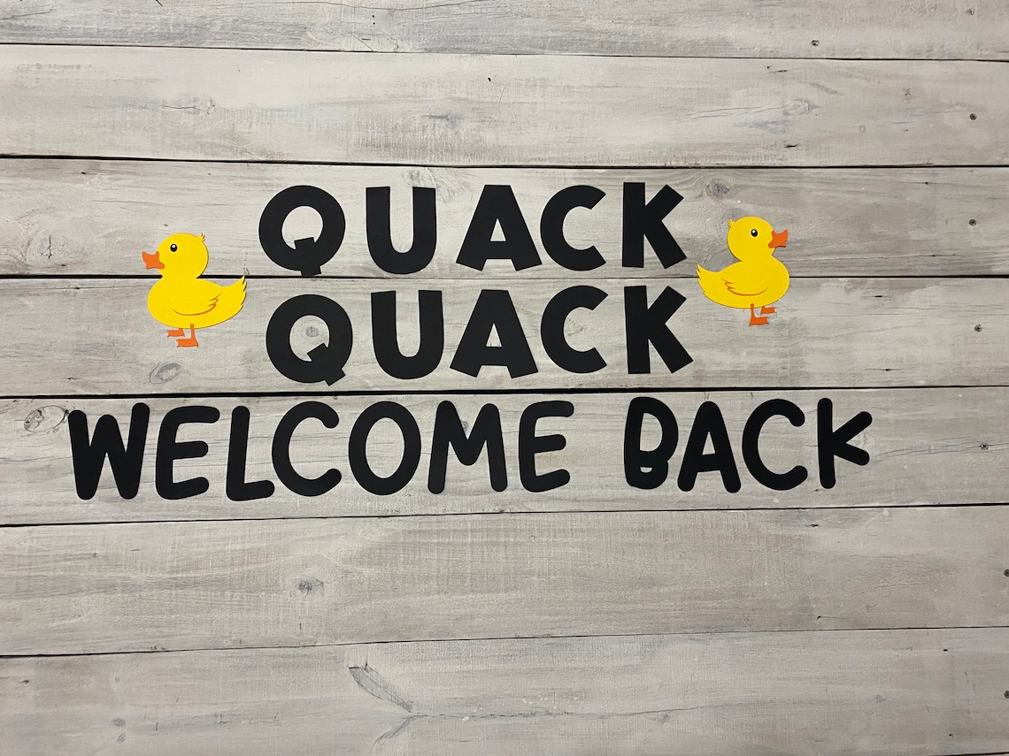 Duck Theme Classroom Bulletin Board: Welcome Back Decor - Etsy