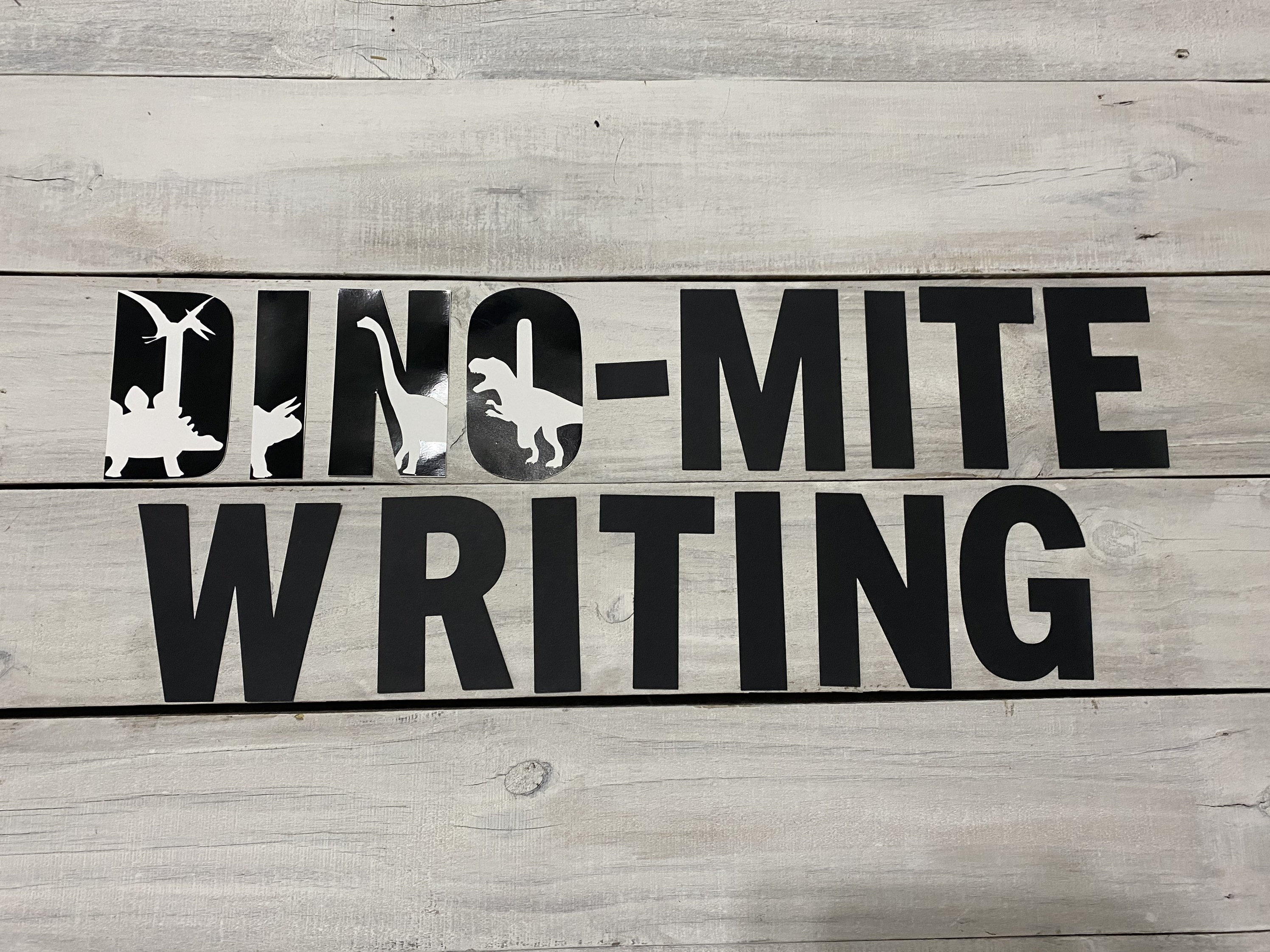 Dino-mite Writing Bulletin Board: Dinosaur Classroom Decor - Etsy
