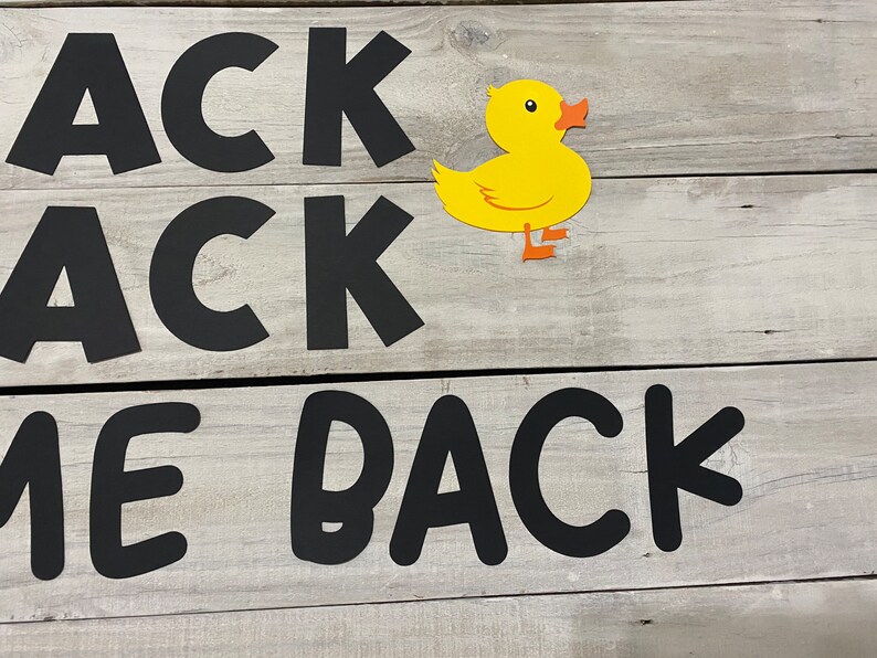 QUACK QUACK Welcome Back Bulletin Board-classroom Decor Duck - Etsy