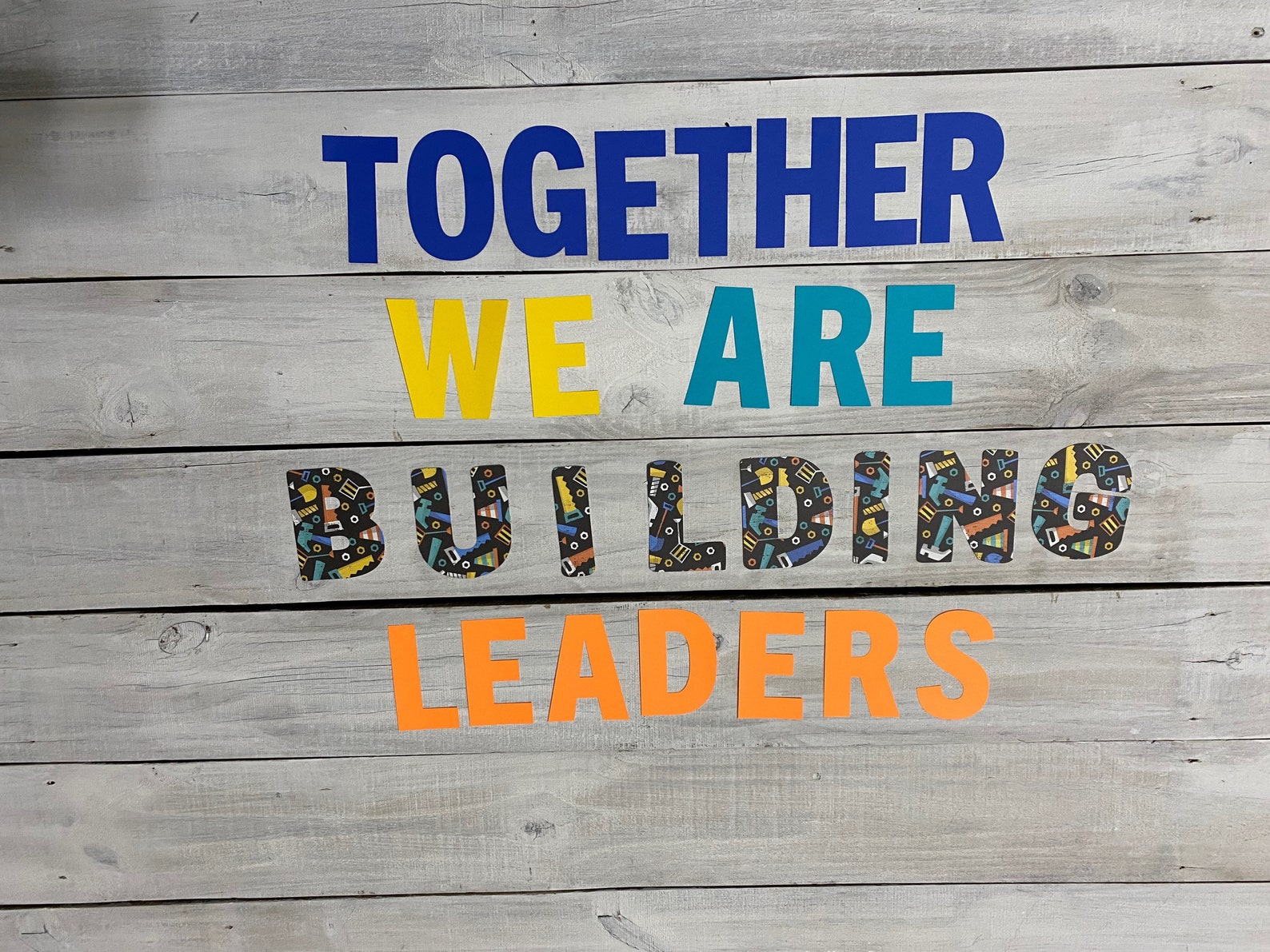 Together We Are BUILDING Leaders Bulletin Board-classroom - Etsy