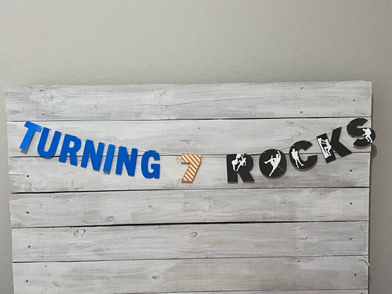 Rock Climbing Banner Rock Climbing Birthday Banner rock - Etsy