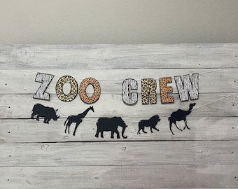 Zoo Animal Banner - Etsy