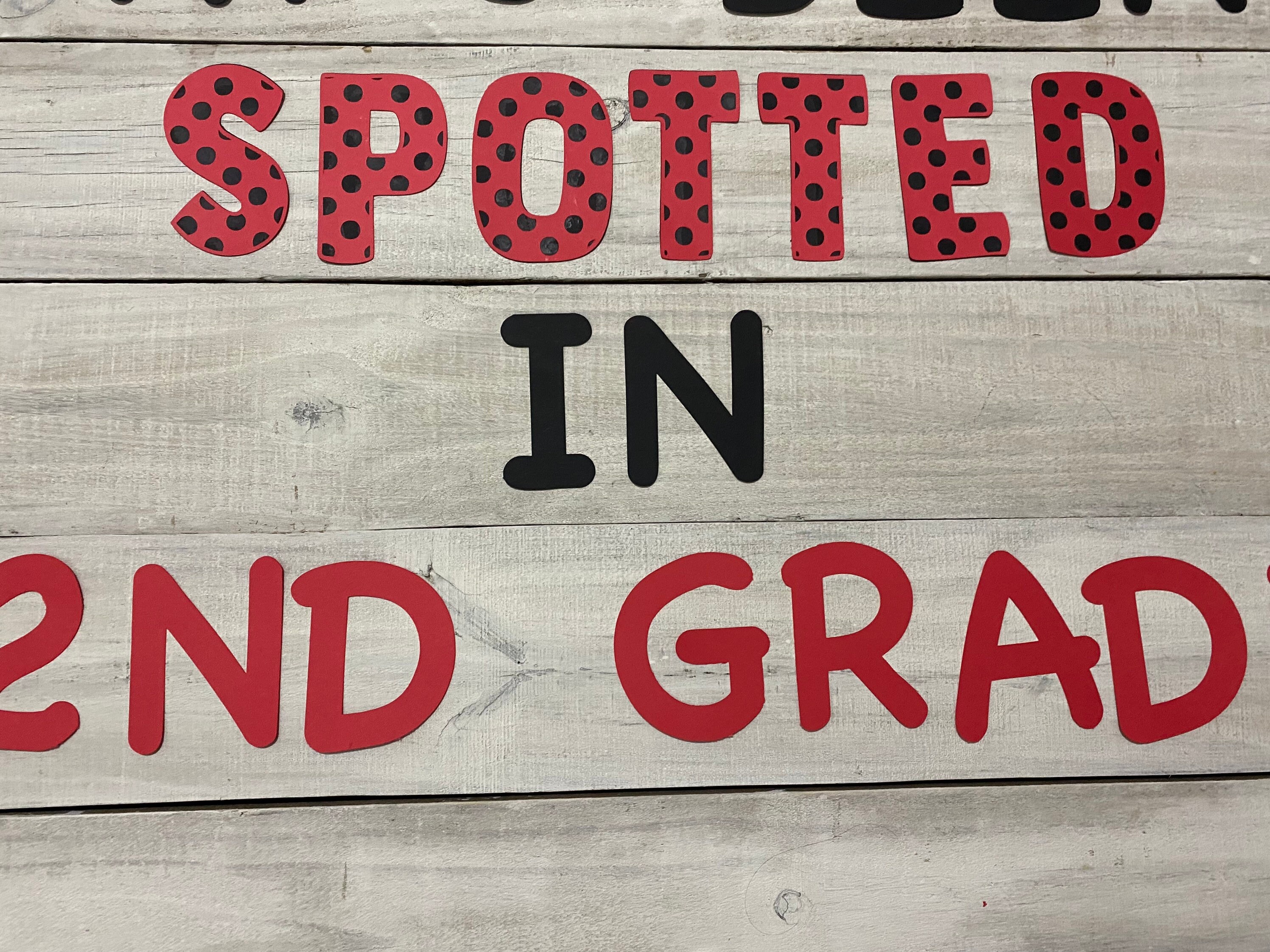 Look Who Has Been SPOTTED Bulletin Board-classroom Decor LADY - Etsy