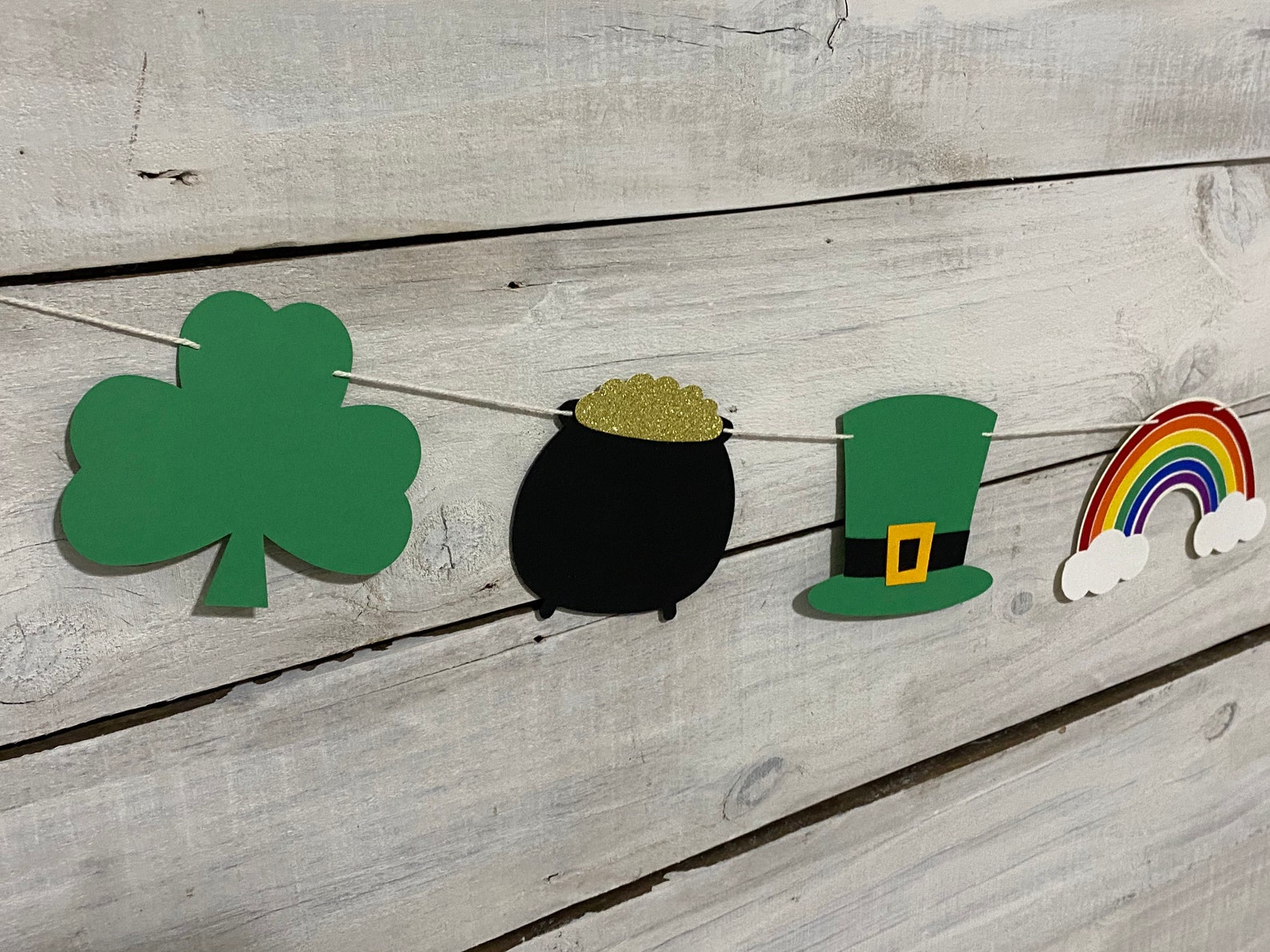 St Patricks Garland St Patricks Banner St Pattys - Etsy