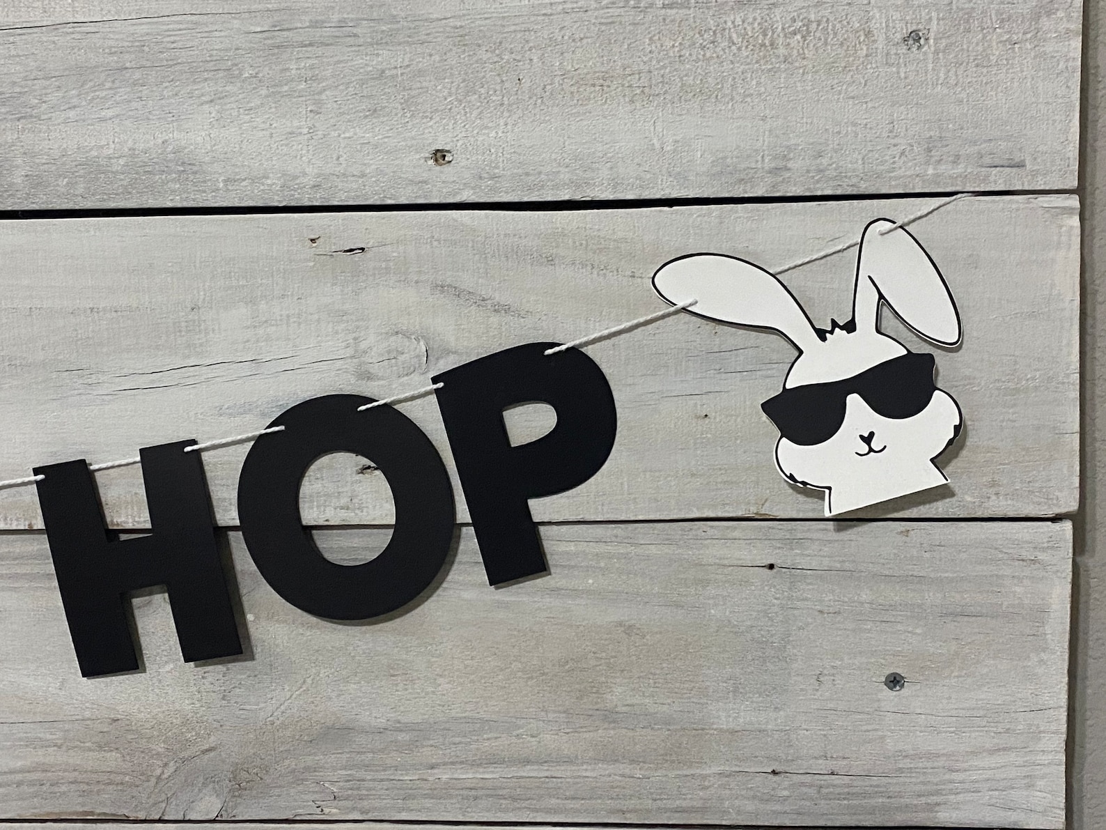 Two Hip to Hop Banner – Bunny 2nd Birthday Party Decor - Etsy