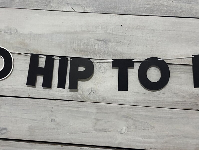 Two Hip to Hop Banner – Bunny 2nd Birthday Party Decor - Etsy
