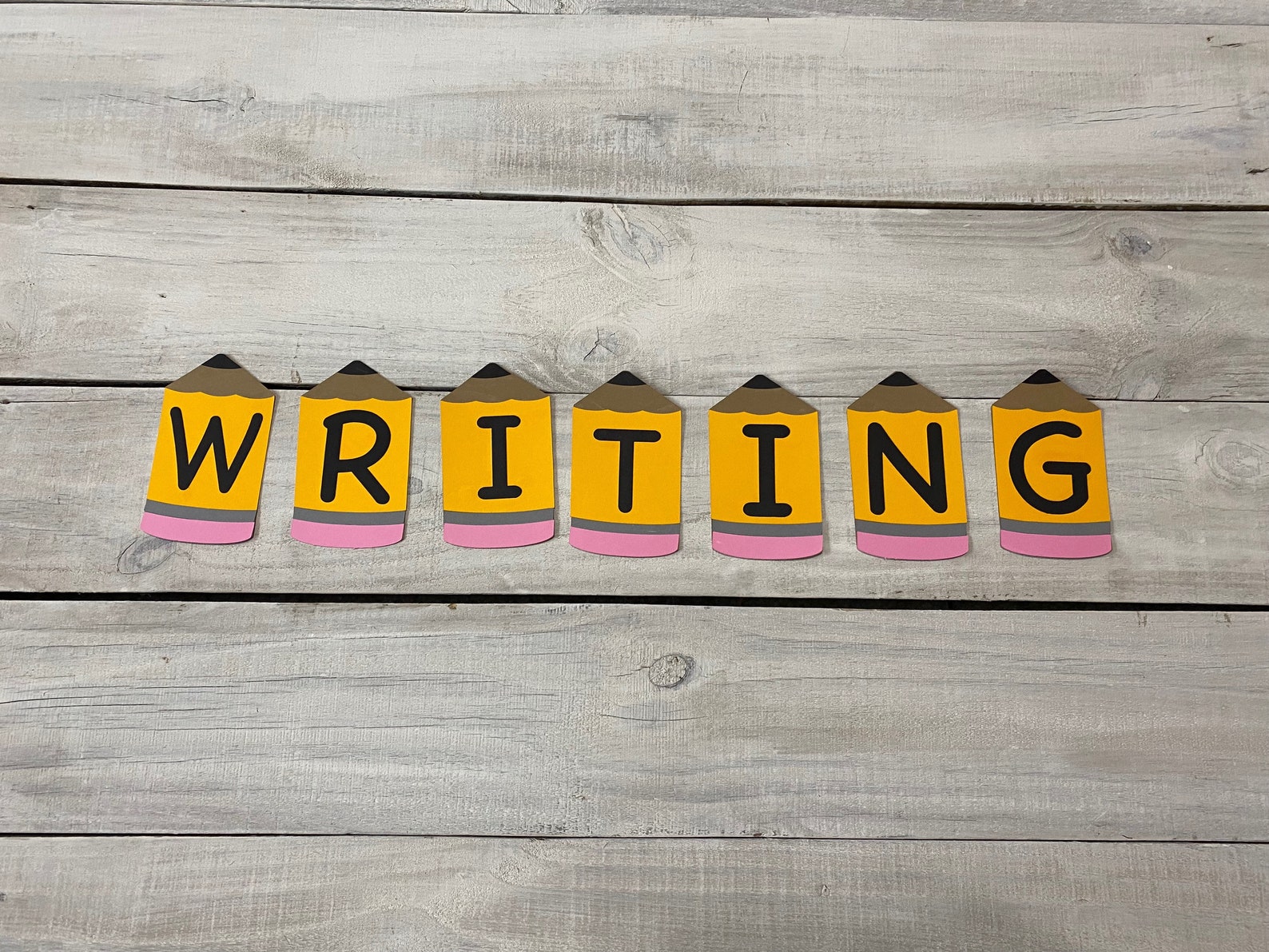 SUBJECTS Reading Writing Science Math Bulletin Board - Etsy