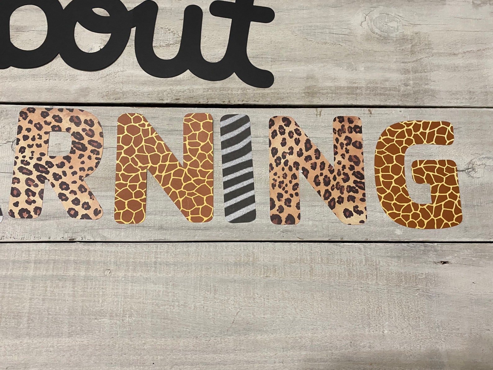 Wild About Reading Wild About Learning Bulletin - Etsy