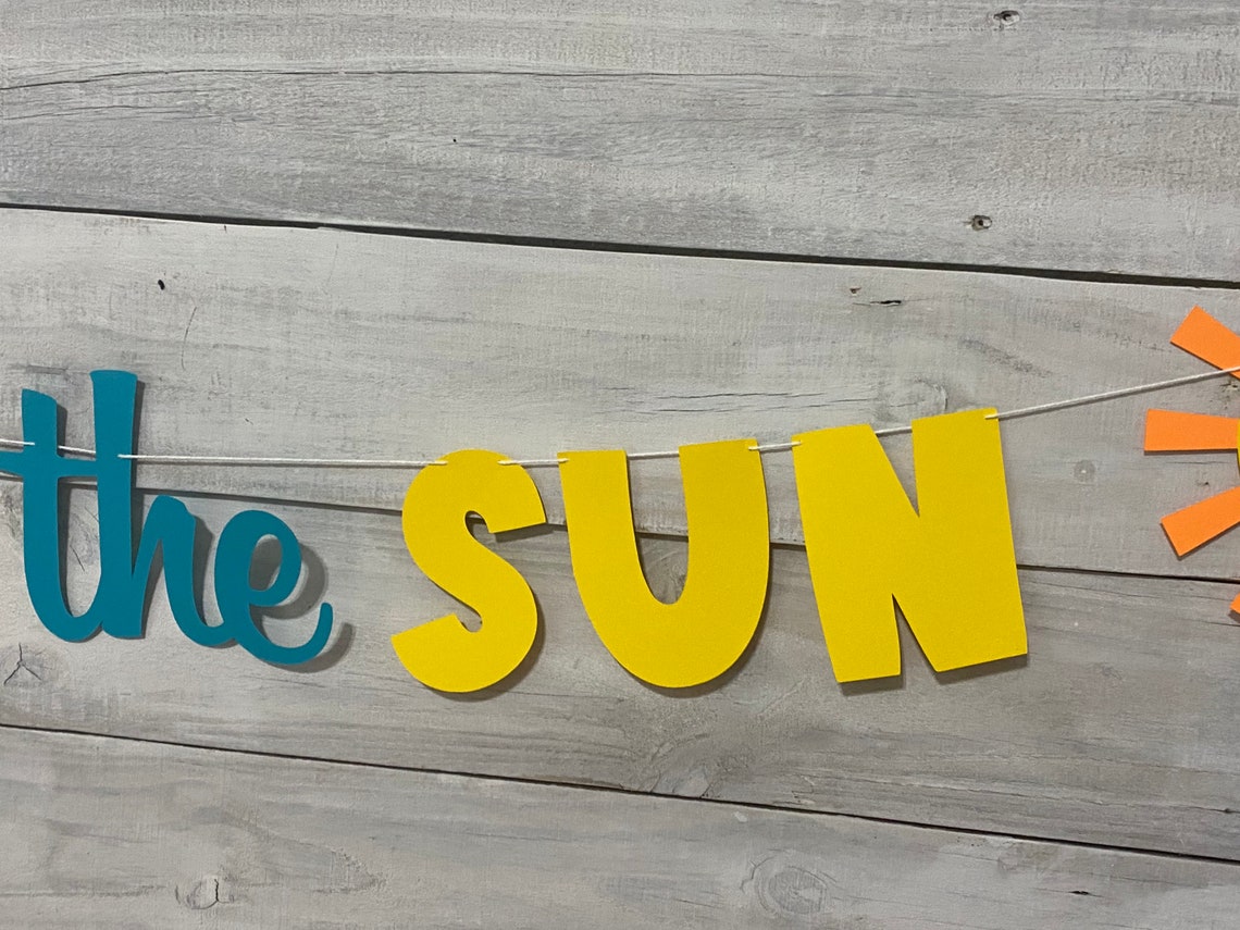 Fun in the Sun Banner-summer Decor-schools Out for Summer - Etsy