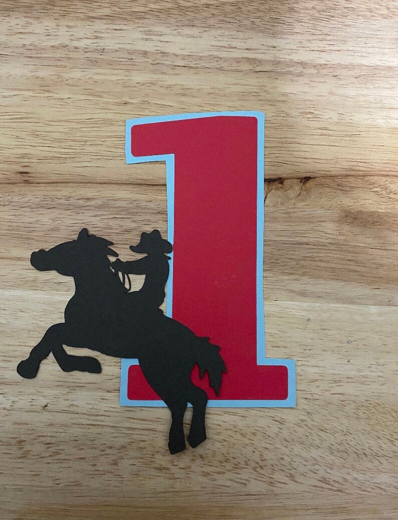 My First Rodeo Banner Cowboy Birthday Theme First Birthday - Etsy