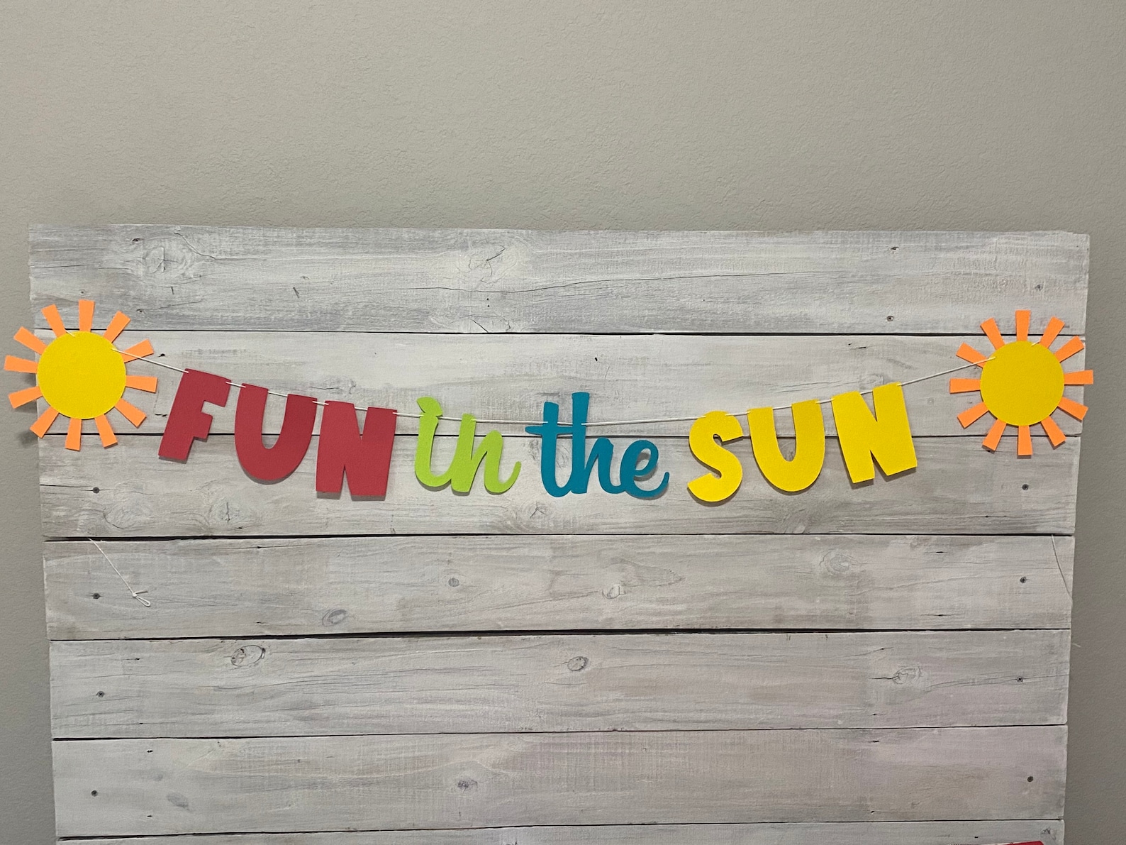 Fun in the Sun Banner-summer Decor-schools Out for Summer - Etsy