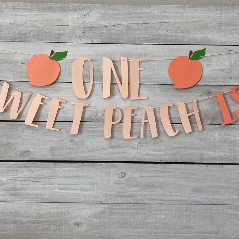 One Sweet Peach Birthday - Etsy